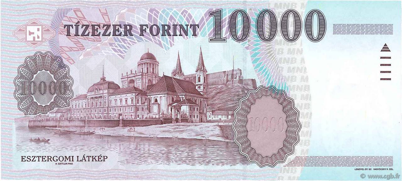 10000 Forint HUNGARY 2006 P.192e b97_6295 Banknotes