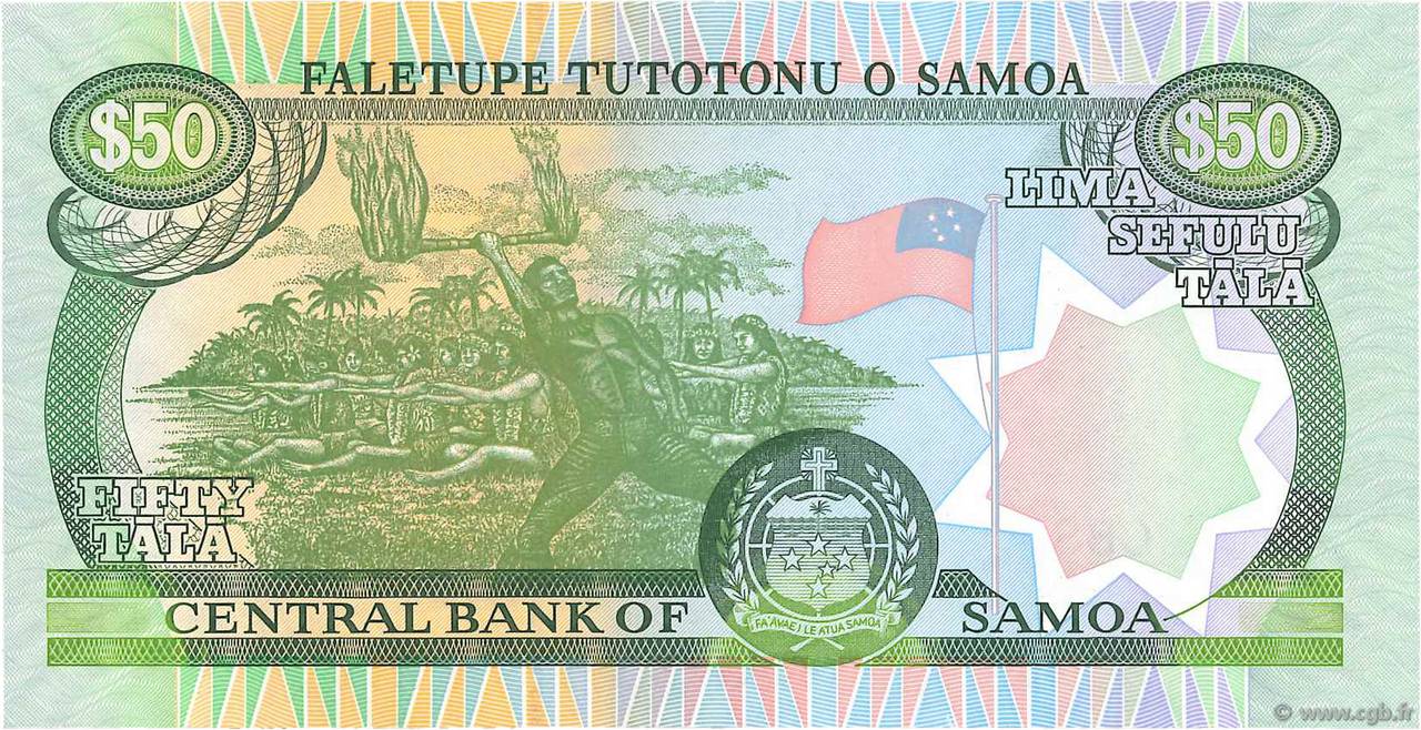 50 Tala SAMOA 2005 P.36 b97_6587 Billets
