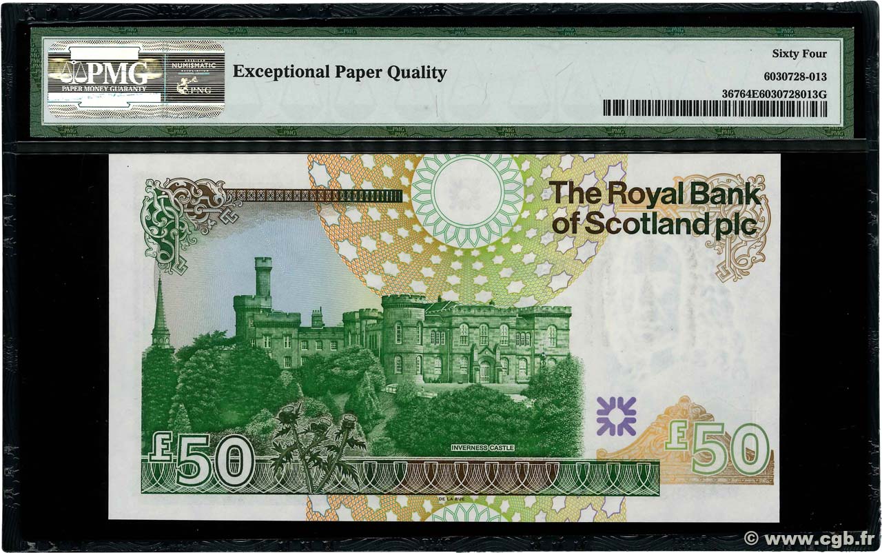 50 Pounds SCOTLAND 2005 P.367 4240314 Banknotes