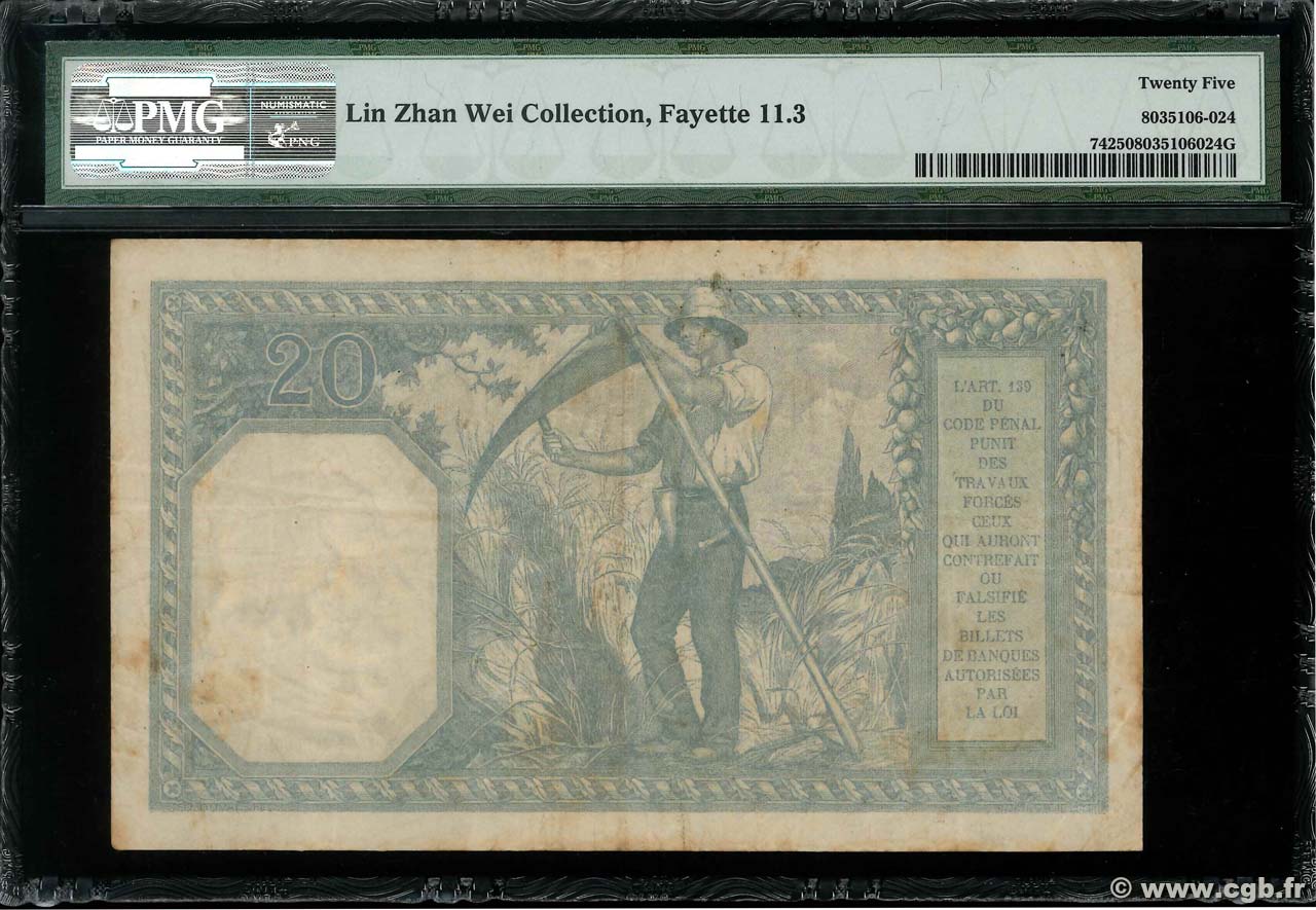 20 Francs BAYARD FRANCE 1918 F.11.03 4380108 Banknotes
