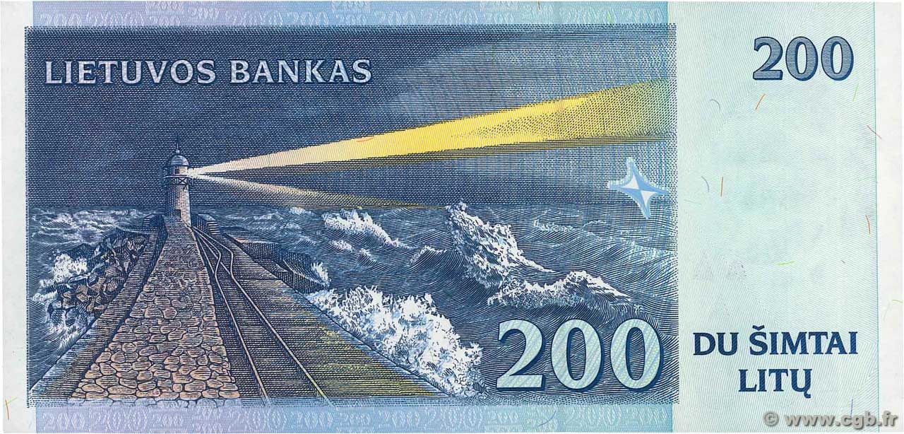 200 Litu LITHUANIA 1997 P.63 4450450 Banknotes