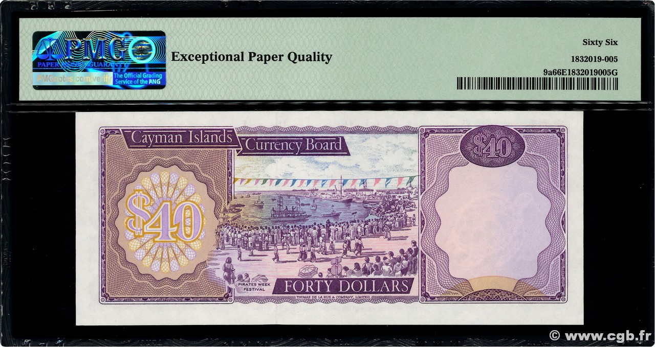 40 Dollars CAYMAN ISLANDS 1981 P.09a 4500296 Banknotes