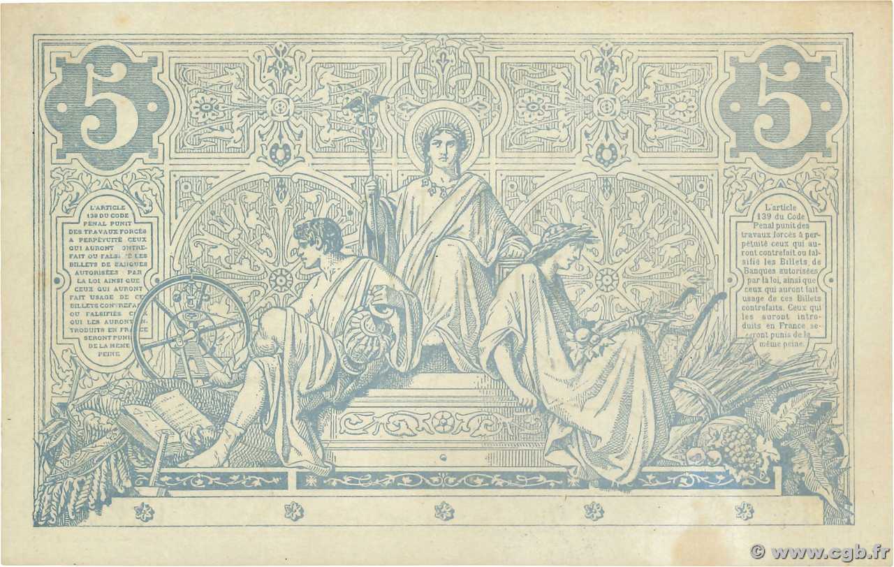 5 Francs NOIR FRANCE 1873 F.01.17 4540111 Banknotes