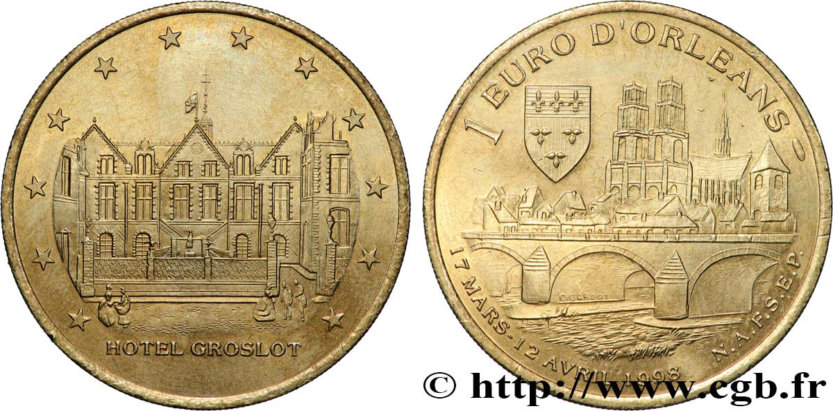 FRANCE 1 Euro d’Orléans (17 mars - 12 avril 1998) 1998 feu_845550 Euros