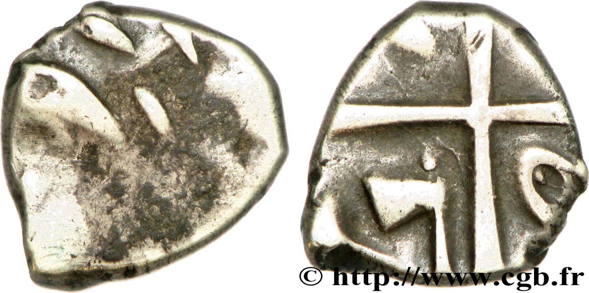 VOLQUES TECTOSAGES (région de Toulouse) Drachme “à la tête cubiste”, S ...