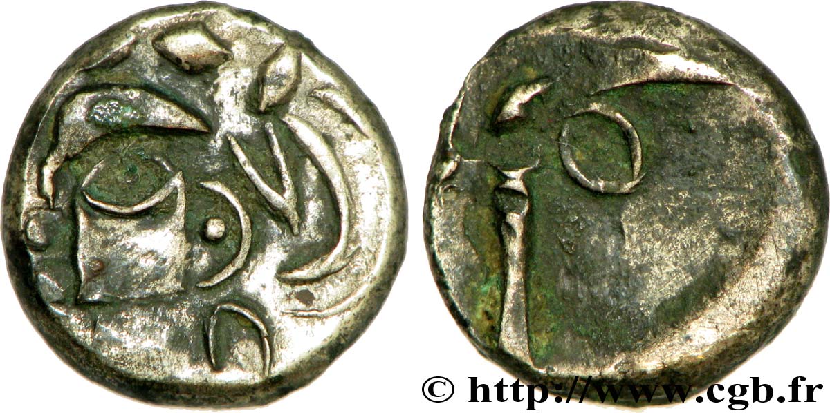 VOLQUES TECTOSAGES (région de Toulouse) Drachme “à la tête cubiste”, S ...