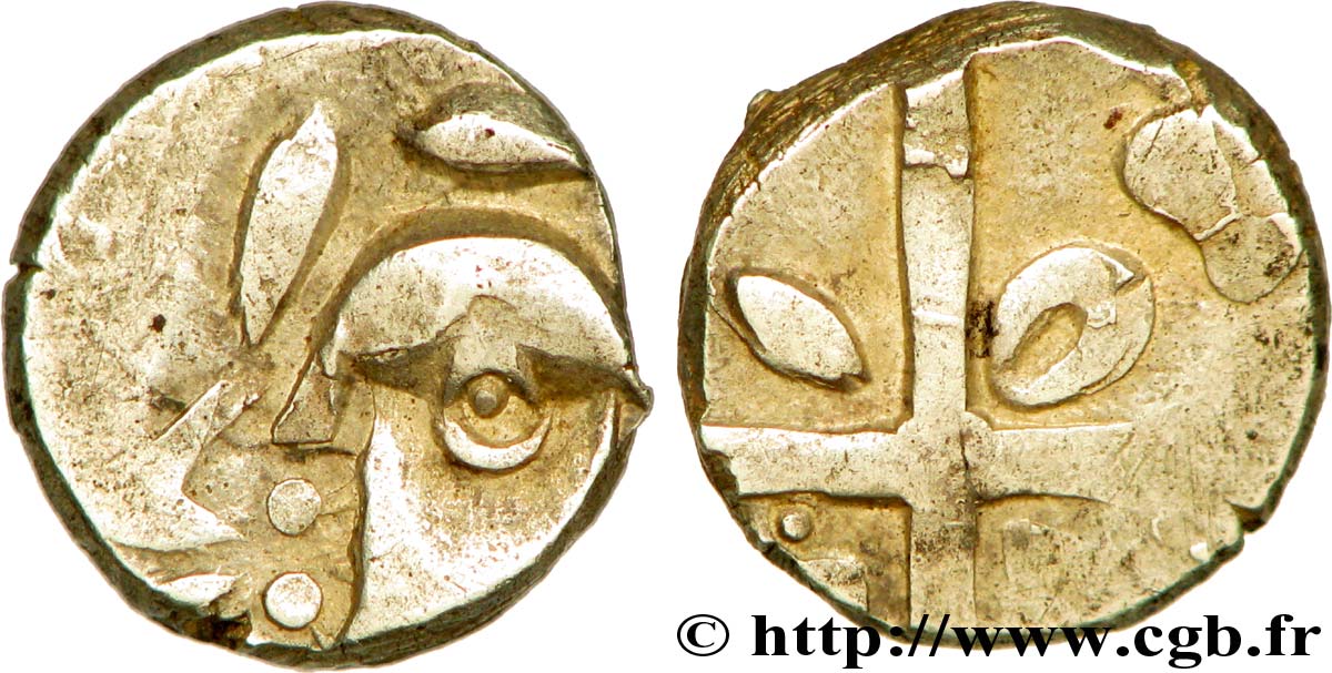 VOLQUES TECTOSAGES (région de Toulouse) Drachme “à la tête cubiste”, S ...