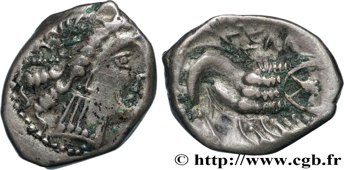 TRANSPADANE - CELTO-LIGURES “Drachme légère”, imitation de Marseille ...