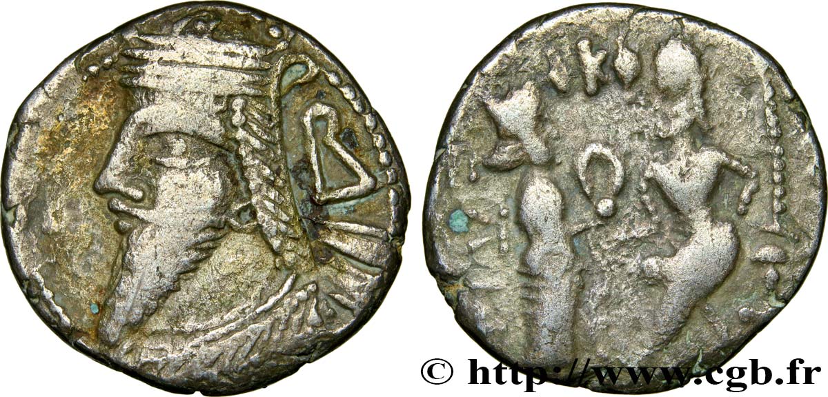 PARTHIA - PARTHIAN KINGDOM - VOLOGASES VI Tétradrachme bgr_433977 Greek ...