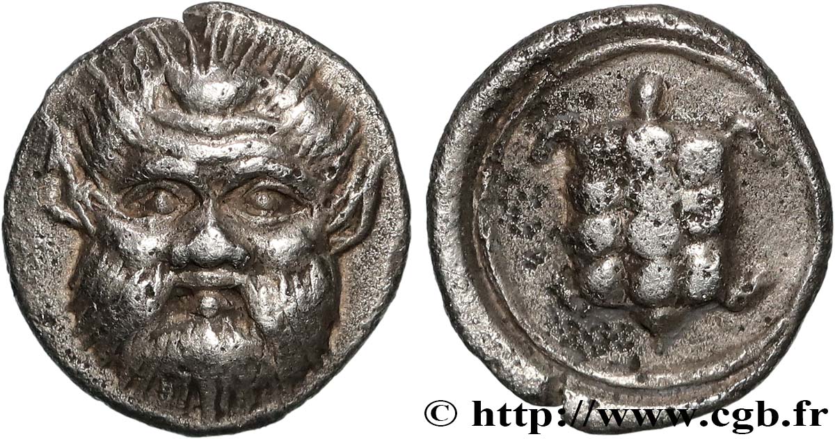 ÉOLIDE - ÎLE DE LESBOS - METHYMNA Obole bgr_893977 Grecques