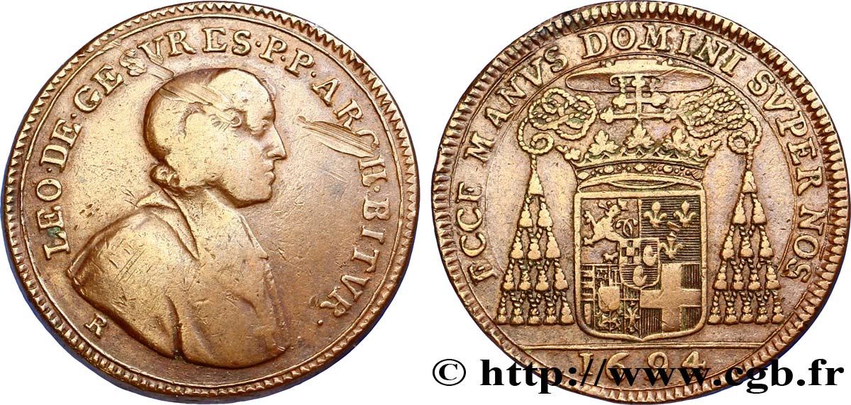 BERRY - Towns and Gentry Léon POTIER de GESVRES, archevêque de Bourges ...