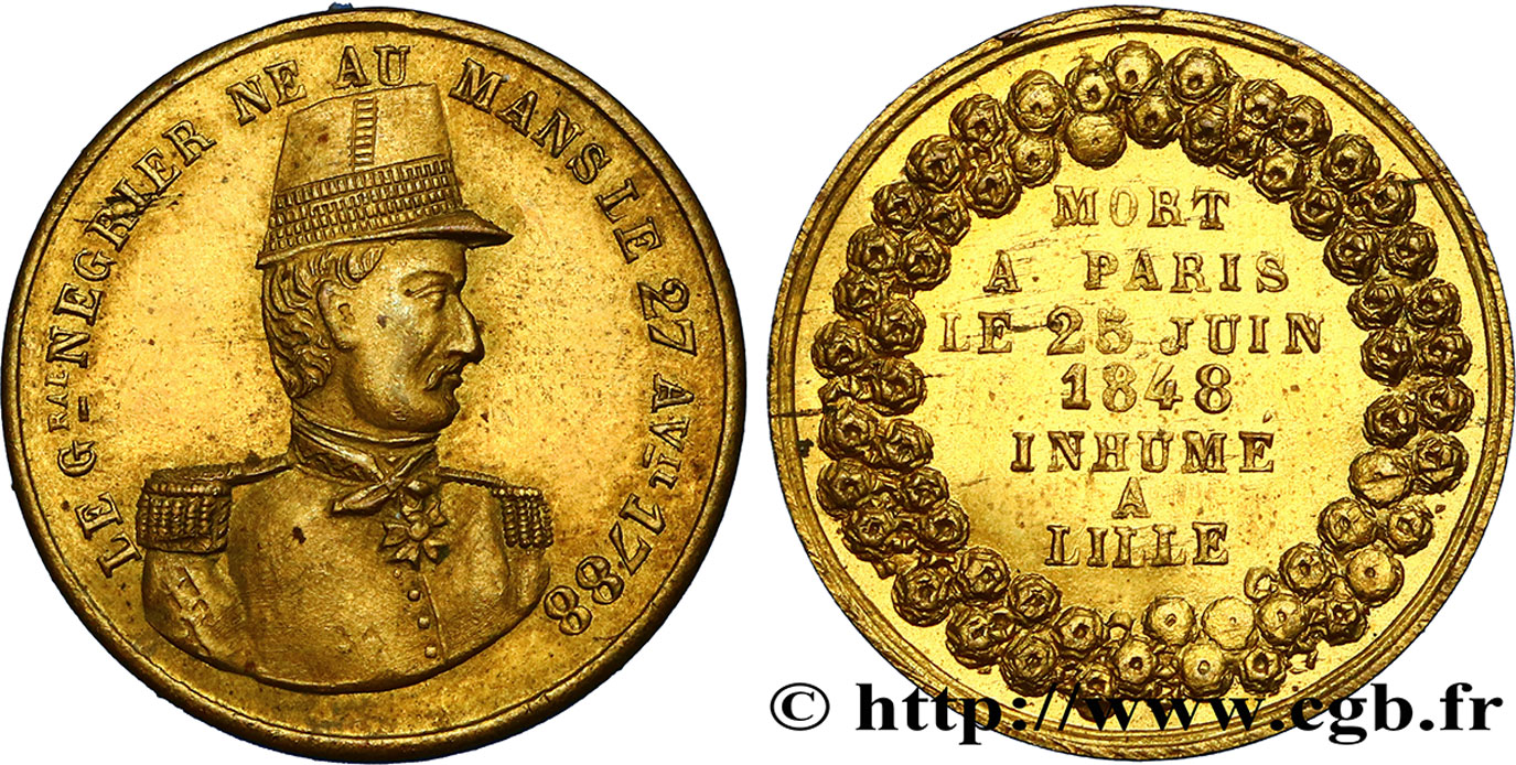 DEUXIÈME RÉPUBLIQUE Francois de Negrier 1848 fjt_391109 Jetons