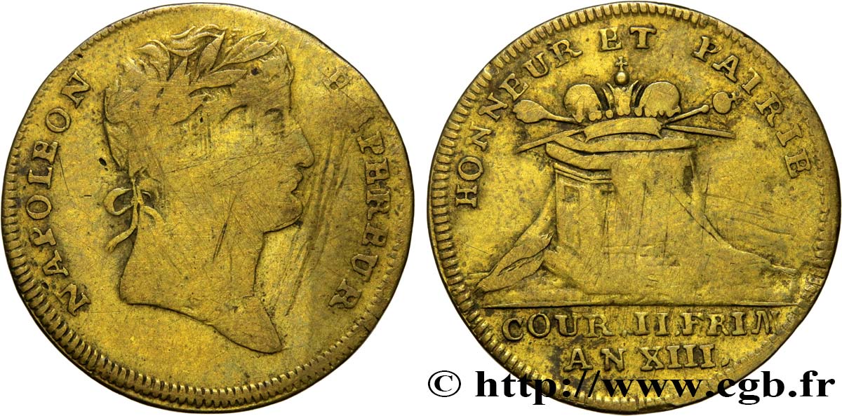 FIRST FRENCH EMPIRE. Napoléon Emperor bare head - Republican calendar ...