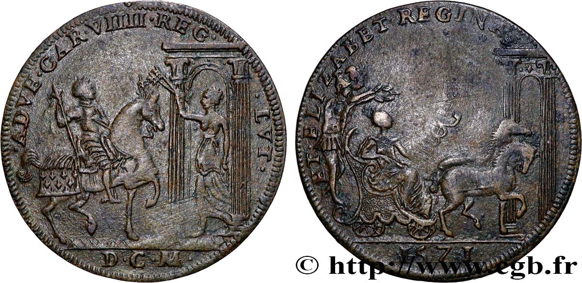 CHARLES IX 1571 fjt_716041 Jetons