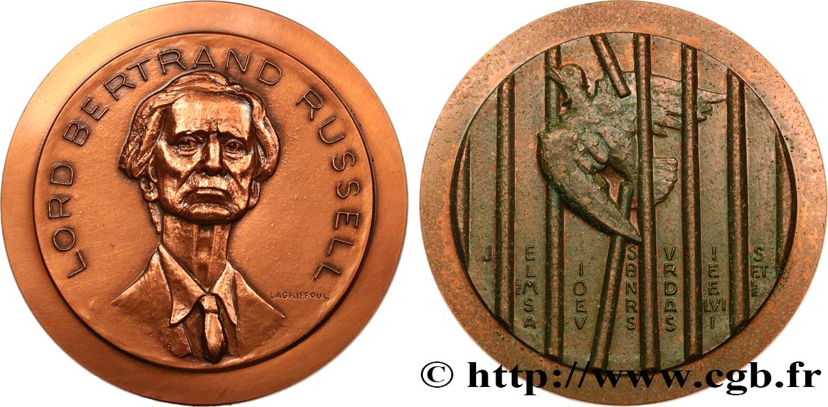 SCIENCE & SCIENTIFIC Médaille, Lord Bertrand Russell fme_613273 Medals