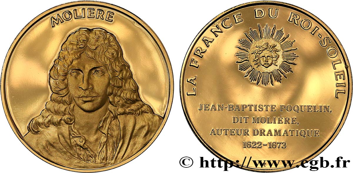 LA FRANCE DU ROI-SOLEIL Médaille, Molière fme_673158 Medallas