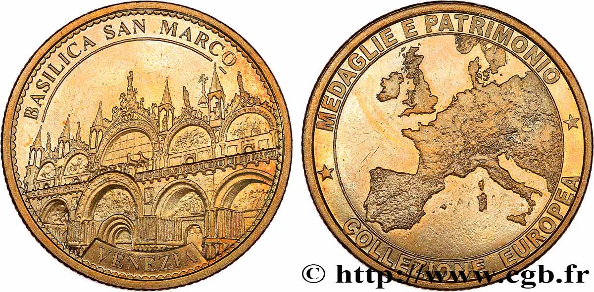 BUILDINGS AND HISTORY Médaille touristique, Basilique Saint Marc fme ...
