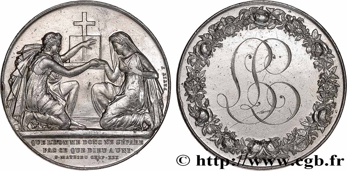 AMOUR ET MARIAGE Médaille de mariage, Evangile de St Mathieu fme_774334 ...