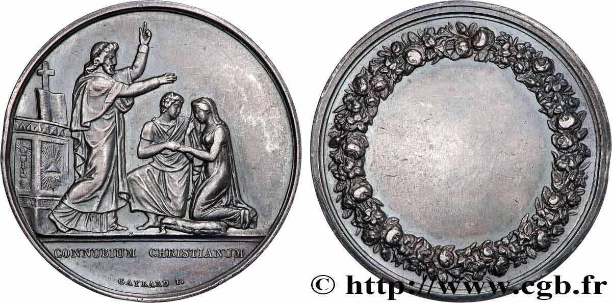 AMOUR ET MARIAGE Médaille de mariage, Connubium Christianum fme_777455 ...