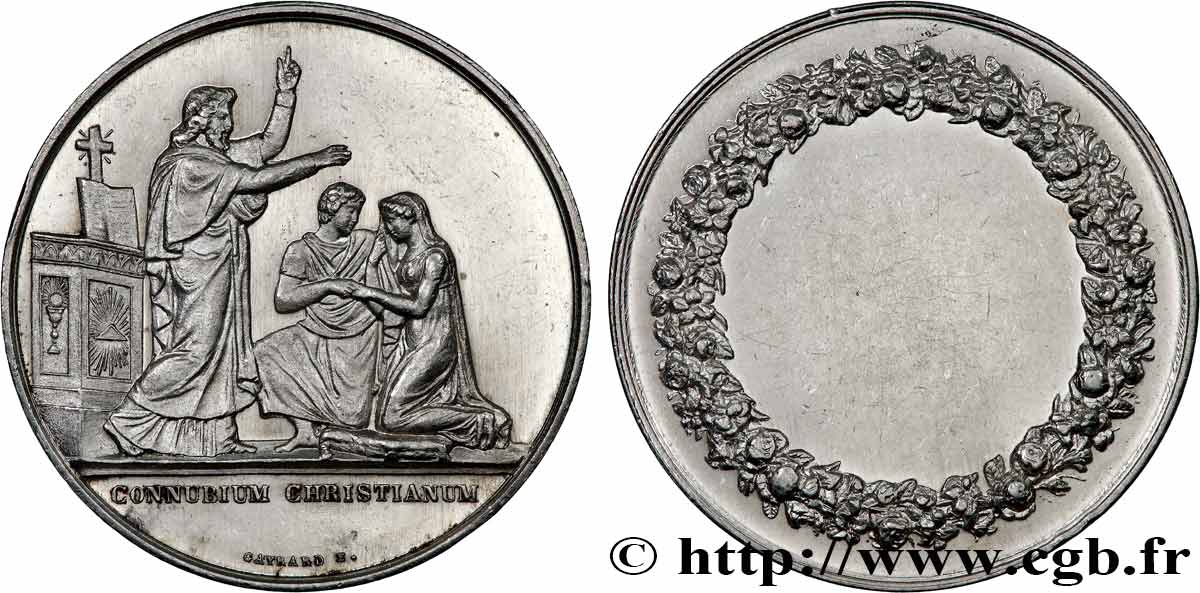 AMOUR ET MARIAGE Médaille de mariage, Connubium Christianum fme_777968 ...