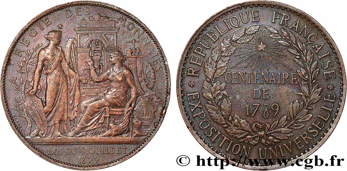 III REPUBLIC Médaille de la Régie des Monnaies fme_790333 Medals