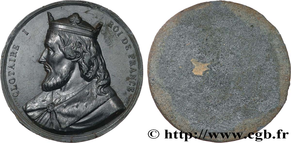 LOUIS-PHILIPPE I Médaille, Clotaire Ier fme_850580 Medals