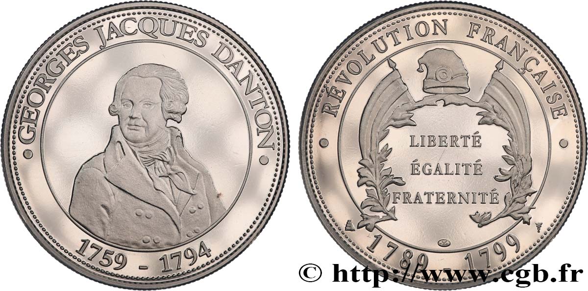 V REPUBLIC Médaille, Georges Jacques DANTON fme_879263 Medals