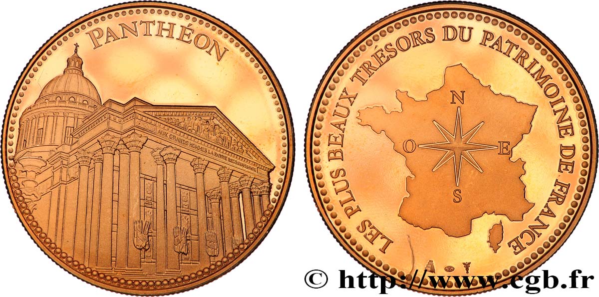 BUILDINGS AND HISTORY Médaille, Le Panthéon fme_895411 Medals