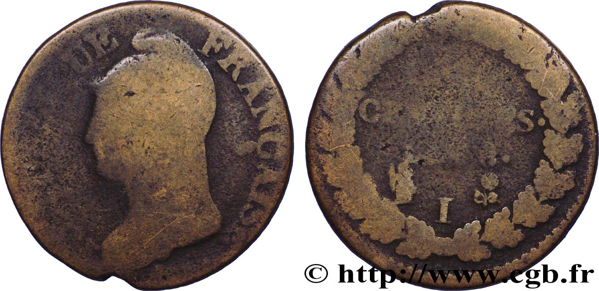 Cinq centimes Dupré, grand module 1800 Limoges F.115/128 fmd_208889 ...