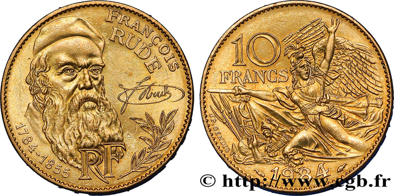 10 francs François Rude 1984 F.369/2 fmd_397812 Modern coins