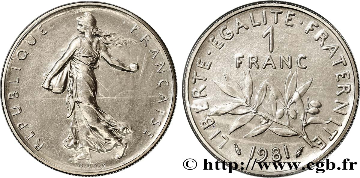 1 franc Semeuse, nickel 1981 Pessac F.226/26 fmd_491863 Modernes