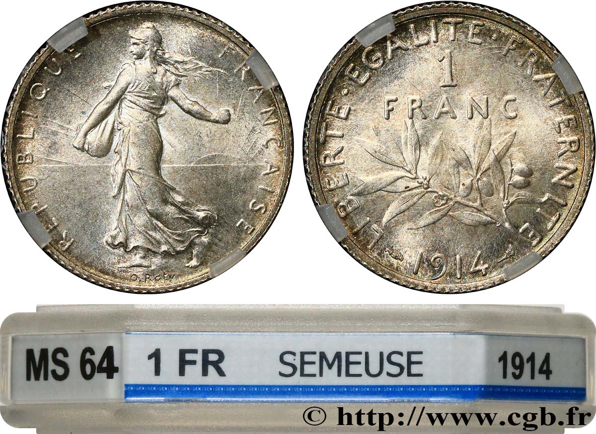 1 franc Semeuse 1914 Paris F.217/19 fmd_654931 Modernes