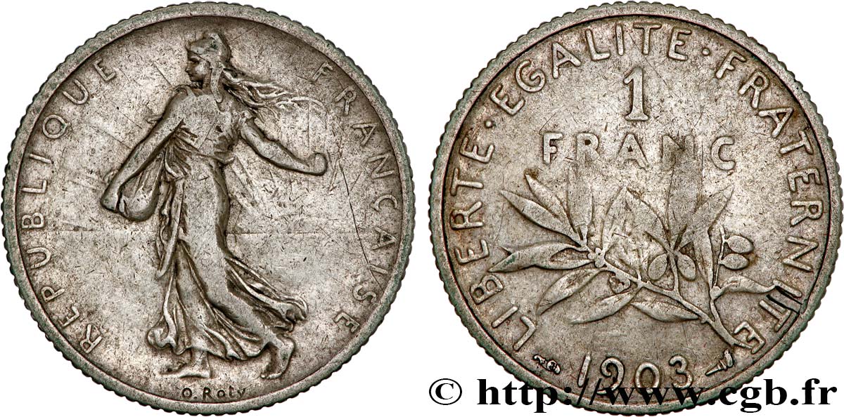 1 franc Semeuse 1903 Paris F.217/8 fmd_702006 Modernes