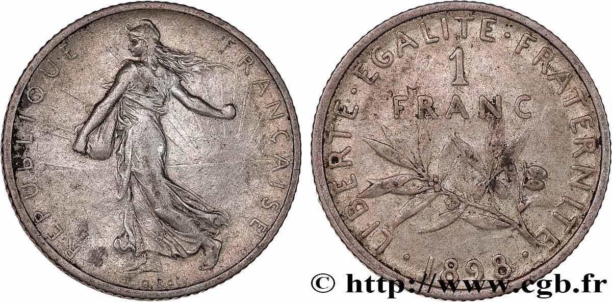 1 franc Semeuse 1898 F.217/1 fmd_755254 Modernes