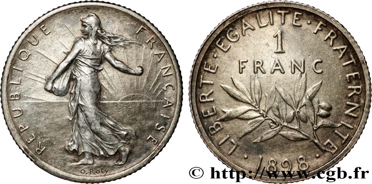 1 franc Semeuse 1898 Paris F.217/1 fmd_809087 Modernes