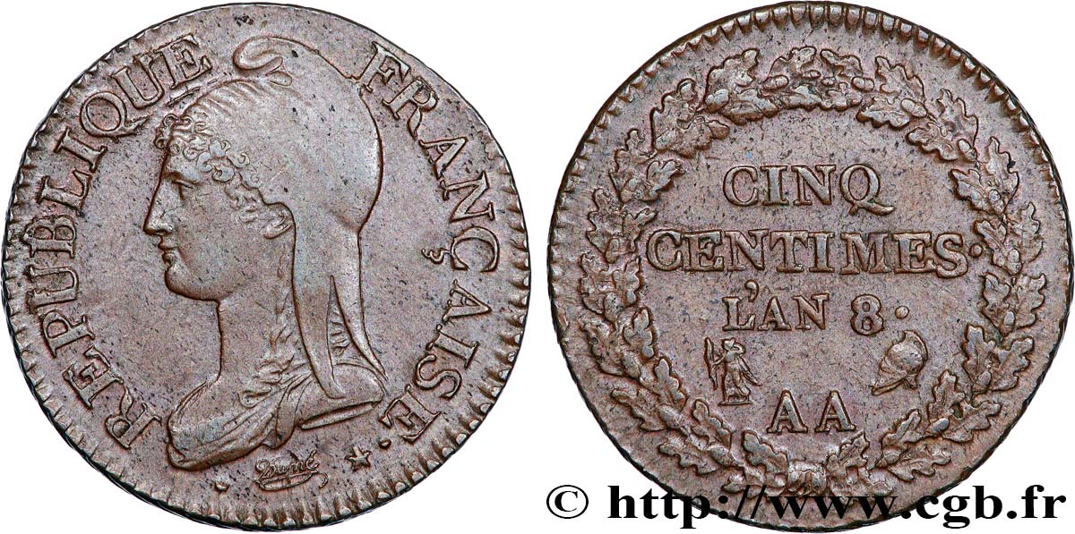 Cinq centimes Dupré, grand module 1800 Metz F.115/102 fmd_821661 Modernes