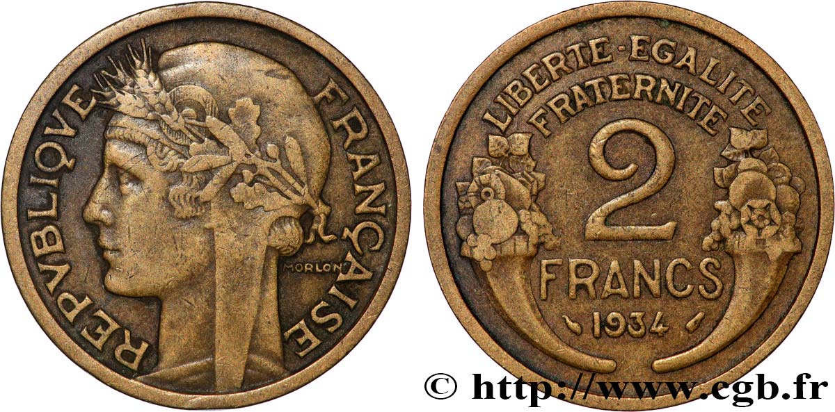 2 francs Morlon 1934 F.268/7 fmd_835847 Modernes