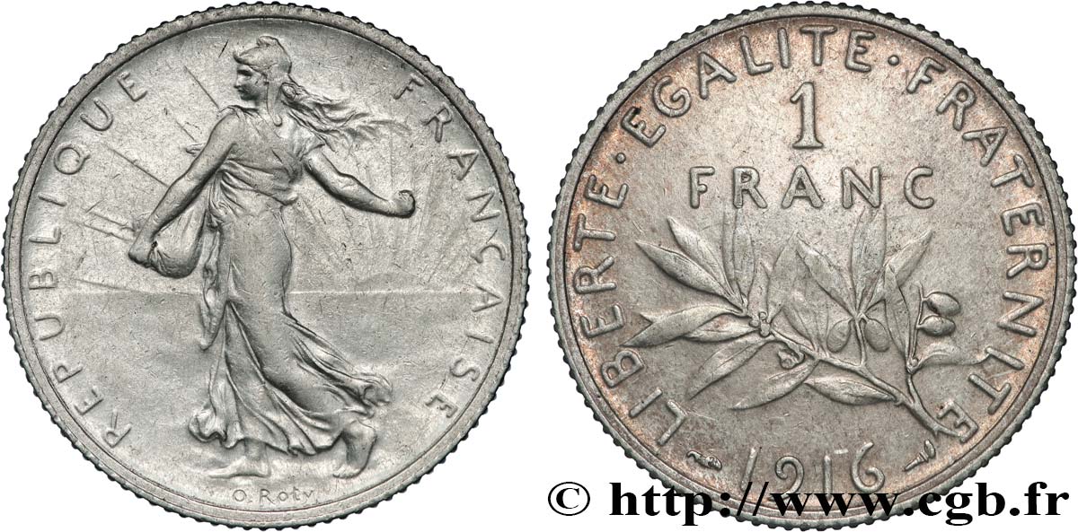 1 franc Semeuse 1916 Paris F.217/22 fmd_847144 Modernes