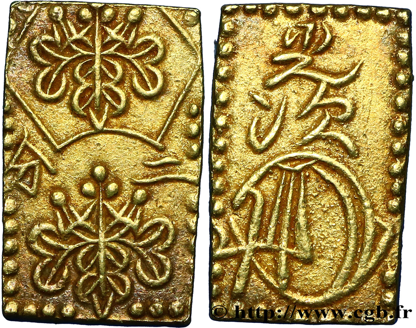 JAPON 2 Bu ou Ichibu en or et argent N.D. fwo_397973 Monde