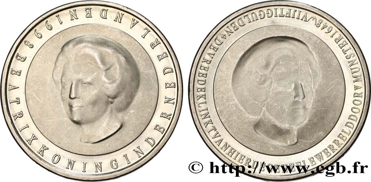 PAYS-BAS 50 Gulden Traité de Maastricht 1998 fwo_529771 Monde