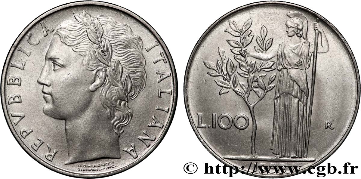ITALIE 100 Lire 1955 Rome fwo_873979 Monde