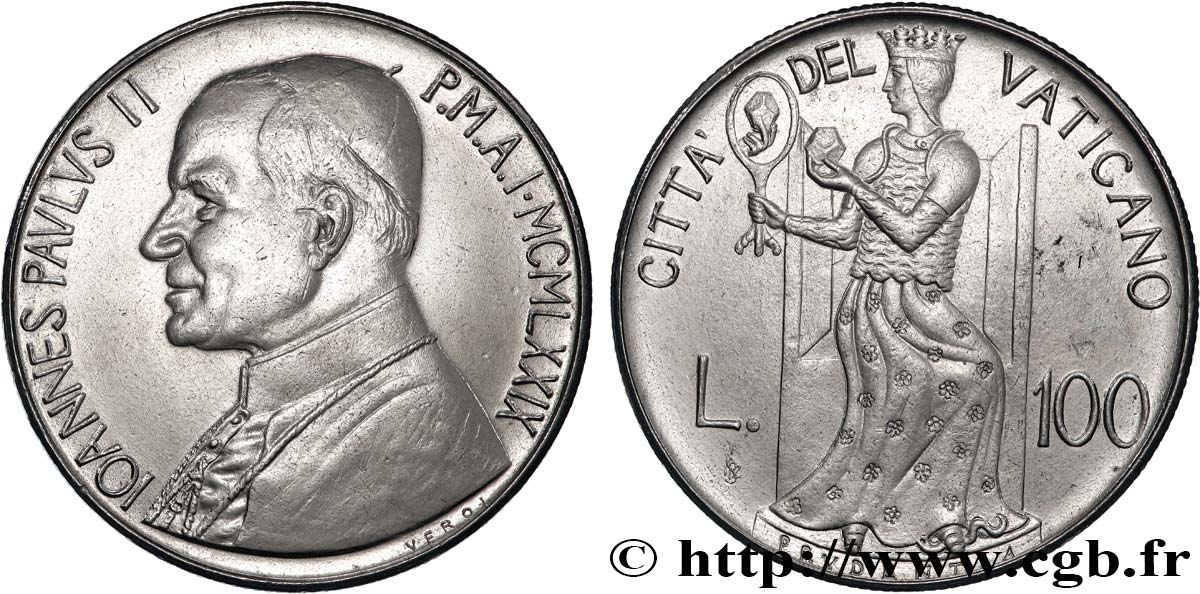 VATICAN ET ÉTATS PONTIFICAUX 100 Lire Jean Paul II an II / la prudence ...