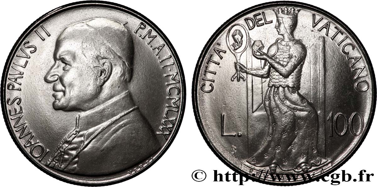 VATICAN ET ÉTATS PONTIFICAUX 100 Lire Jean Paul II an II / la prudence ...