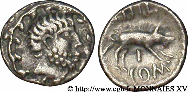 ATREBATES ET REGNI - ÉPILLUS Denier EPPIL “Atrebatic G” v15_1388 Gauloises