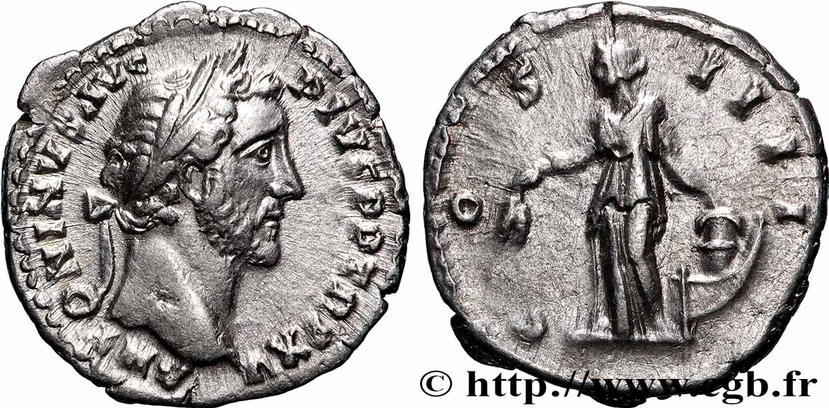 ANTONIN LE PIEUX Denier brm_1080184 Romaines