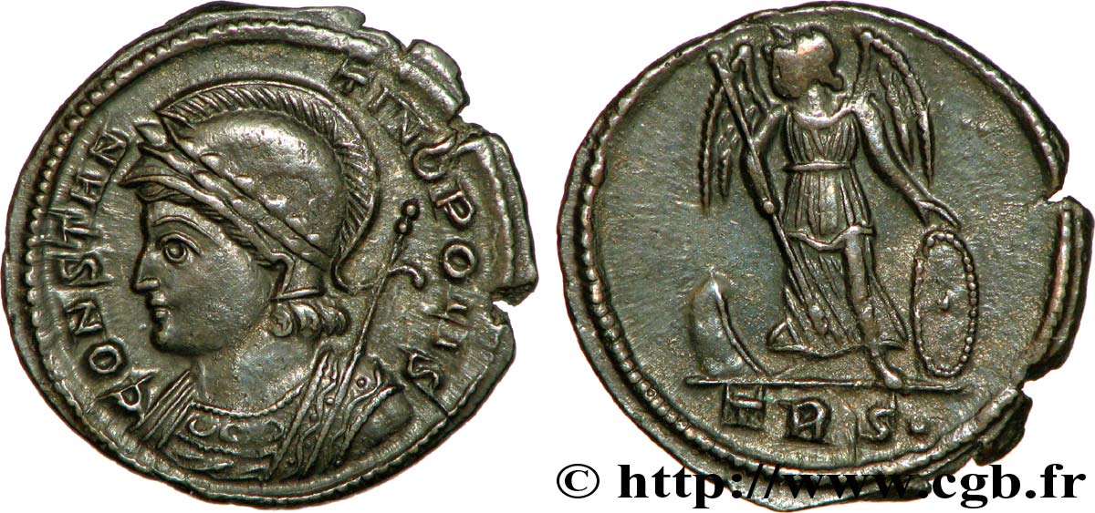 CONSTANTINOPLE Centenionalis ou nummus brm_203356 Romaines