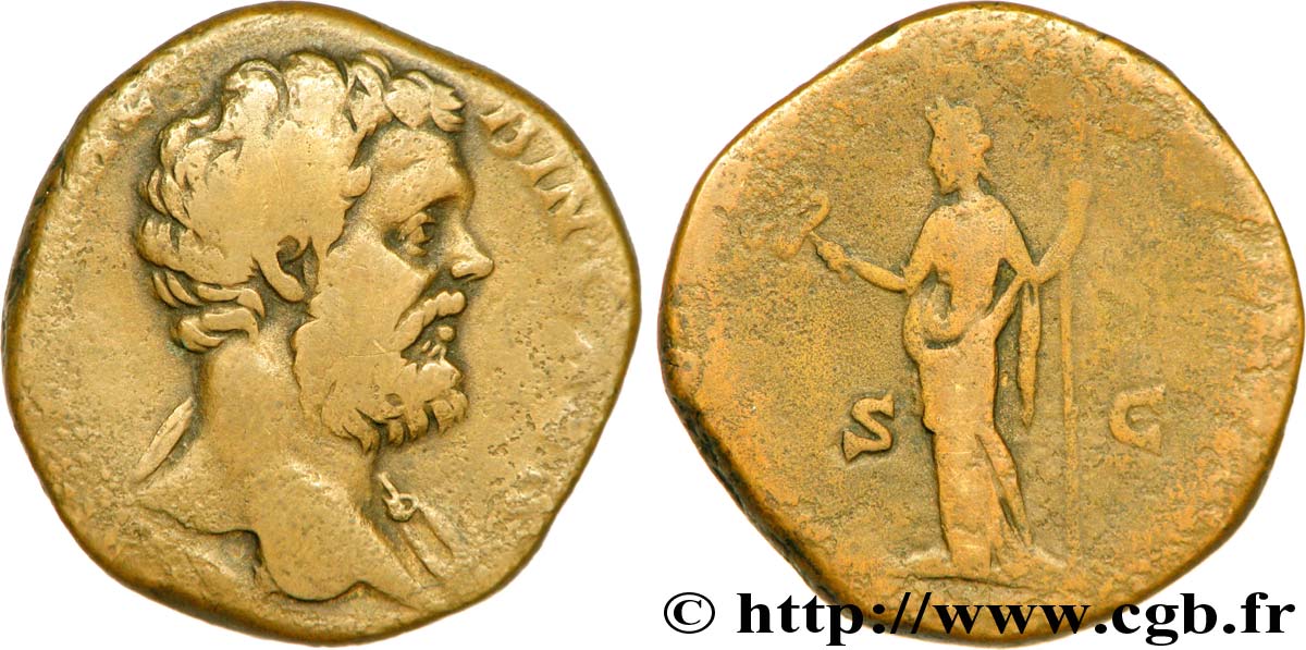 CLODIUS ALBINUS Sesterce brm_217587 Romaines