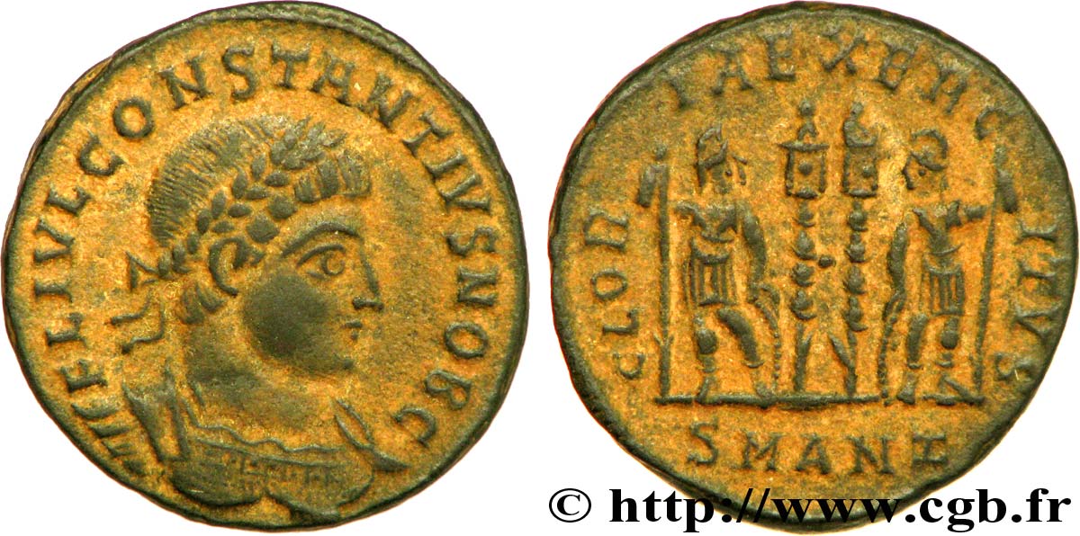 CONSTANCE II Centenionalis ou nummus brm_231599 Romaines