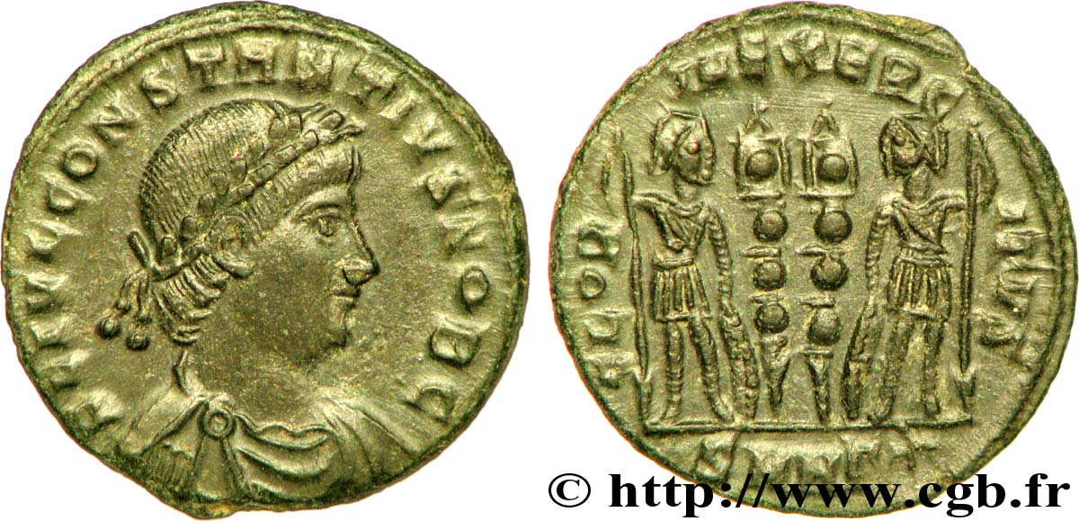 CONSTANCE II Centenionalis ou nummus brm_232651 Romaines