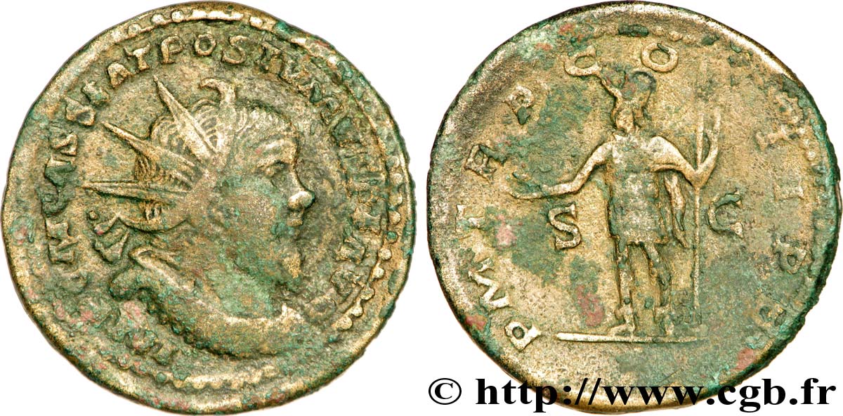 POSTUMUS Double sesterce brm_253785 Roman coins